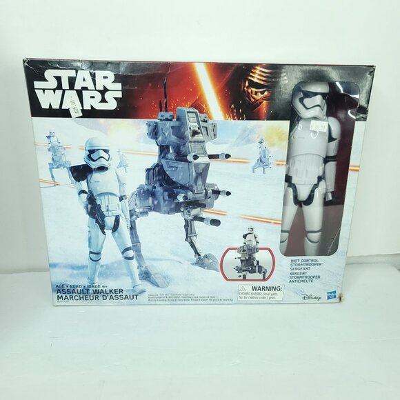 Hasbro | Toys | Star Wars The Force Awakens 2 Assault Walker With Storm ...